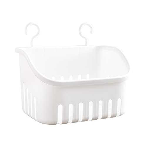 Milisten Wall Shower Basket Shower Caddy Basket Hanging Toiletry Bin Plastic Organizer Tote Sundries Grocery Holders Kitchen Storage Baskets for Bathroom Dorm Room Gym S
