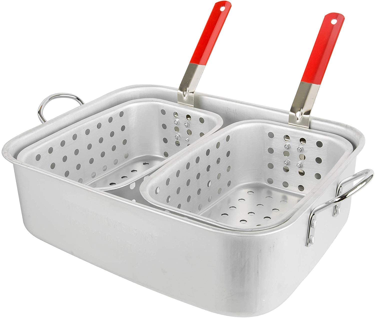 Dual 2 Basket Deep Fryer-Propane Cooker-Fry Fish/Chicken Outdoor 18 QT. Oil