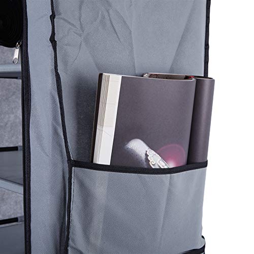Taivoze 10-Layers 9 Lattices Portable Non-Woven Fabric Shoe Rack, Room-Saving, Suitable Bedroom Cloakroom, DIY Shoe Storage Shelf Organizer Ideal for Hallway Corridor