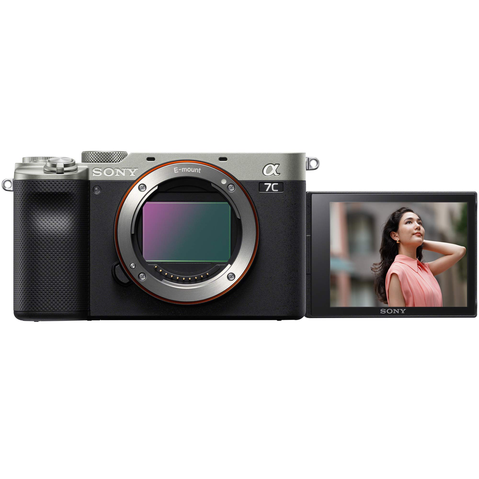 Sony a7C Mirrorless Full Frame Camera Body with FE 200-600mm F5.6-6.3 G OSS Super Telephoto Zoom Lens SEL200600G Silver ILCE7C/S Bundle w/Deco Gear Photography Backpack Case Software & Accessories