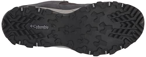 Columbia Men's Valley Pointe Waterproof Hiking Shoe, Shark/Monument, 10