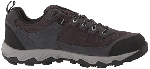 Columbia Men's Valley Pointe Waterproof Hiking Shoe, Shark/Monument, 10