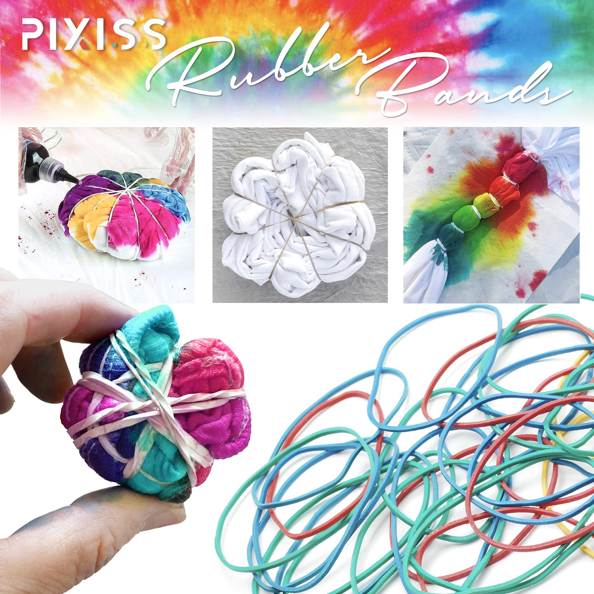 Rit Dye Liquid Dark Brown All-Purpose Dye (8oz) - Pixiss Tie Dye Kit and Accessories Set Bundle with Rubber Bands, Gloves, Funnel and Squeeze Bottle - Tie Dye Party Supplies
