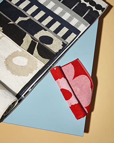 MARIMEKKO - Unikko Terry Cotton Hand Towel (Blue Poppy)