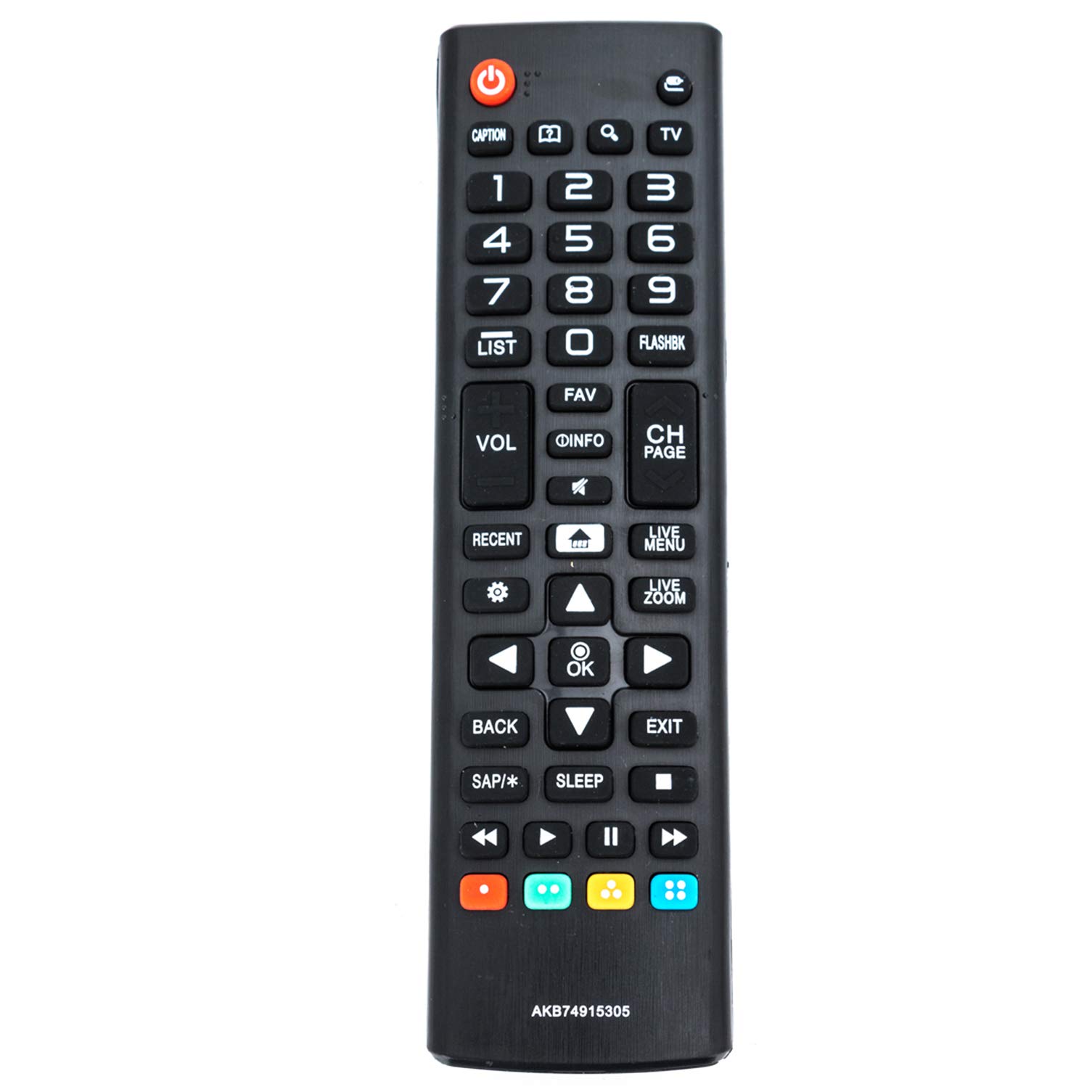 AKB74915305 Replacement Remote Control fit for LG TV 60UH8500 60UH6035 65UH9500-UA 65UH7500 70UH6330 70UH6350 55UH7650 60UH6550 70UH6350-UB 43UH6030 43UH610 43UH6100 43UH6100-UH 50UH5500 43UH610A