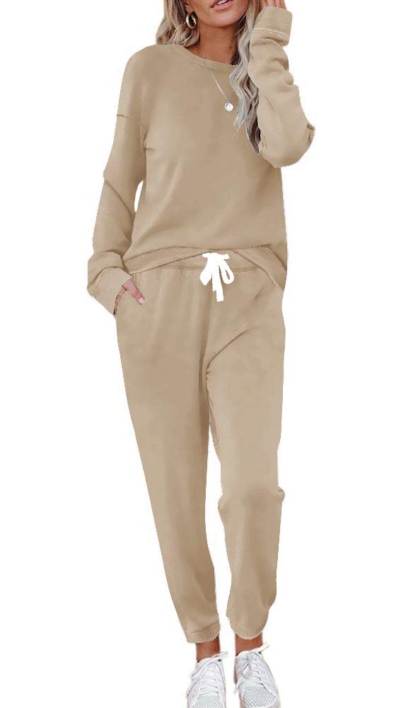 ETCYY NEW Lounge Sets for Women Two Piece Outfits Sweatsuits Sets Long Pant Loungewear Workout Athletic Tracksuits