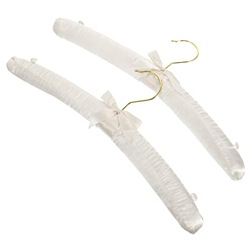 Homoyoyo 2pcs Non- Hanger Hanging Racks for Clothes Heavy Duty Anti- Clothes Hanger Non- Clothes Hanger Bride Hanger for Wedding Dress Spadded Hangers Wedding Dress Hangers
