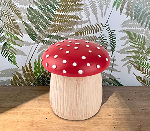 dgudgu 2 Pack Qtip Holder Mushroom Cotton Ball Holder Cotton Swab Holder Qtip Dispenser Bathroom Cotton Ball And Qtip Organizer Cotton Ball Container