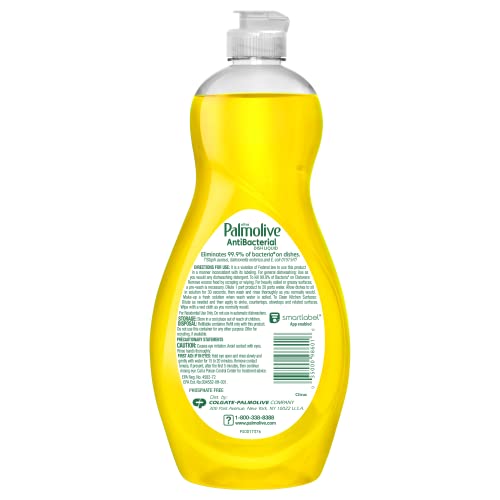 Palmolive Ultra Dishwashing Liquid Dish Soap, Citrus Lemon Scent- 20 Fl. Oz