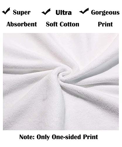 Wamika Beach Seashell Starfish Hand Towels Sea Ocean Wave Summer Bathroom Towel Ultra Soft Absorbent Multipurpose Towels for Hand,Face,Gym,Sports Home Decor, 16x30