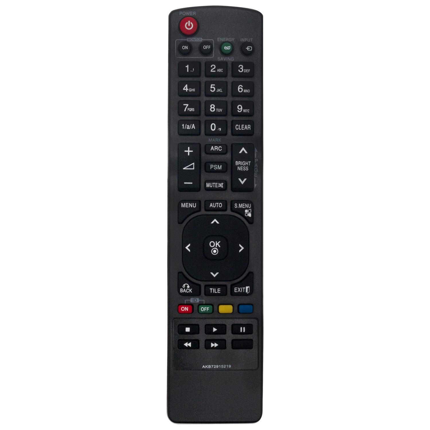 New AKB72915219 Remote Control for LG Monitor Signage TV 38WR50MS 38WR50MSB 32WL30MS 32WL30MSB 42VS10MS 42VS10MSB 42WS50BS
