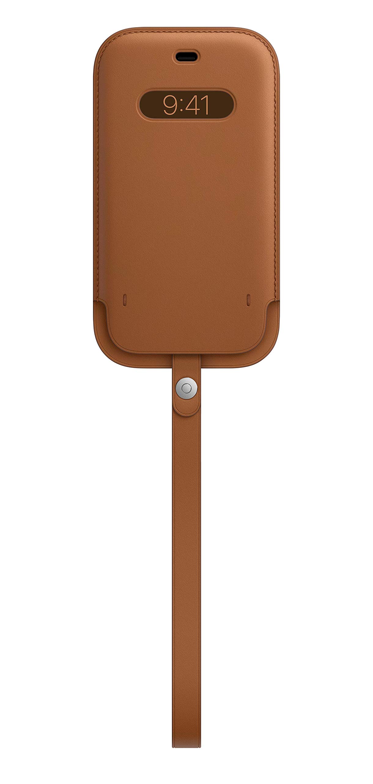 Apple iPhone 12 and 12 Pro Leather Sleeve with MagSafe - Saddle Brown