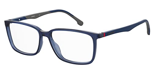 Carrera Men's 8856 Rectangular Prescription Eyewear Frames, Blue, 56mm, 15mm