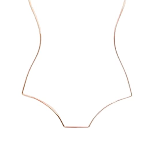 4pcs Metal Wire Body Shape Swimsuit Hangers, Boys Wardrobe Organizer, Unisex Beachwear Rack Clothes Hanger for Home Closet Cloakroom