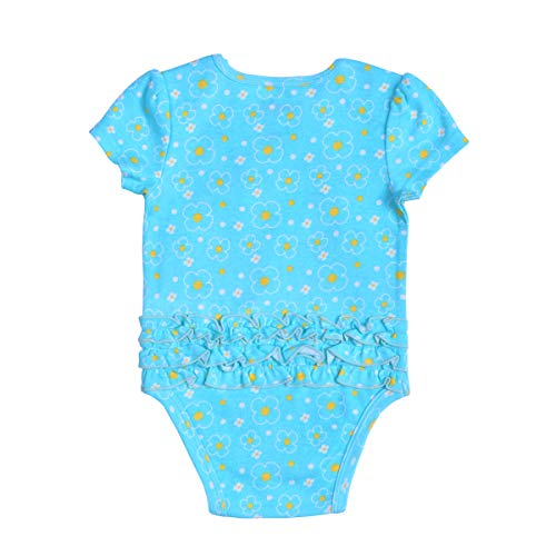 Disney Princess Baby Girls Short Sleeve Bodysuit for Infants β Pink/Purple/Yellow/Blue