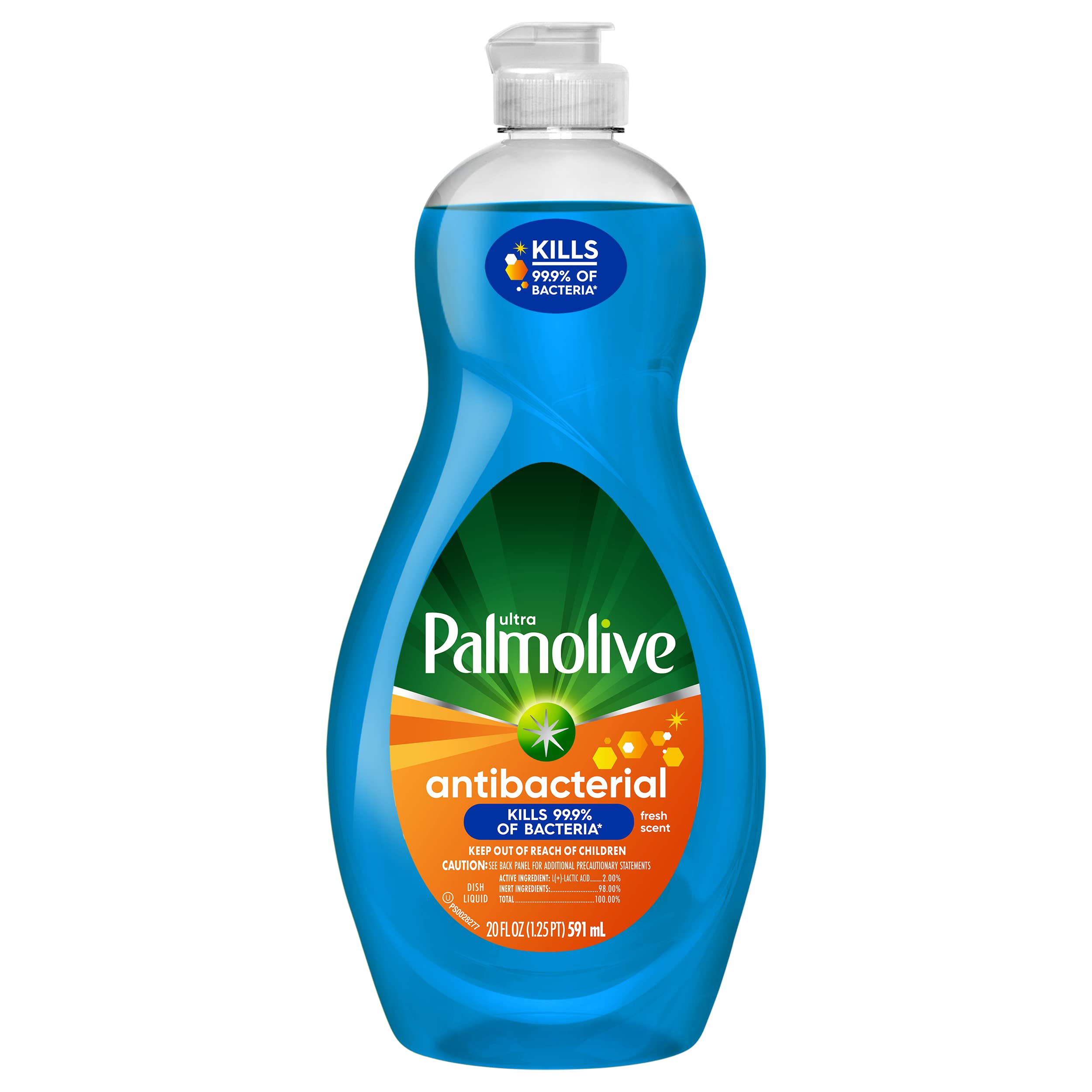 Palmolive Ultra Dishwashing Liquid Dish Soap, Fresh & Clean- 20 Fl. Oz