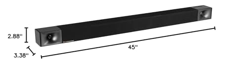 Klipsch Cinema 600 3.1 Sound Bar System with Wireless 10 inches Subwoofer 1068777 (Renewed)