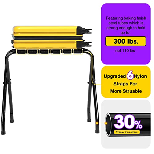 Ulimart Luggage Rack 2Pcs Upgraded Suitcase Stand,Folding Steel Frame,Luggage Rack For Guest Room,Luggage Rack For Suitcases For Bedroom,Easy Assembly Guest Room Essentials