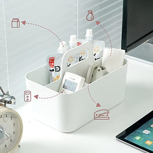 Kumprohu Shower Caddy Tote Storage Basket Storage Organizer Caddy Tote, Shower/Bath Storage Organizer Caddy Tote Divided Shower Organizer with Handle | Holds Hand Soap, Shampoo, Sponges