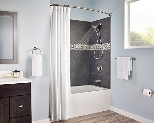 Moen SR2201BN Shower Curtain Rings (Pack of 12), Brushed Nickel