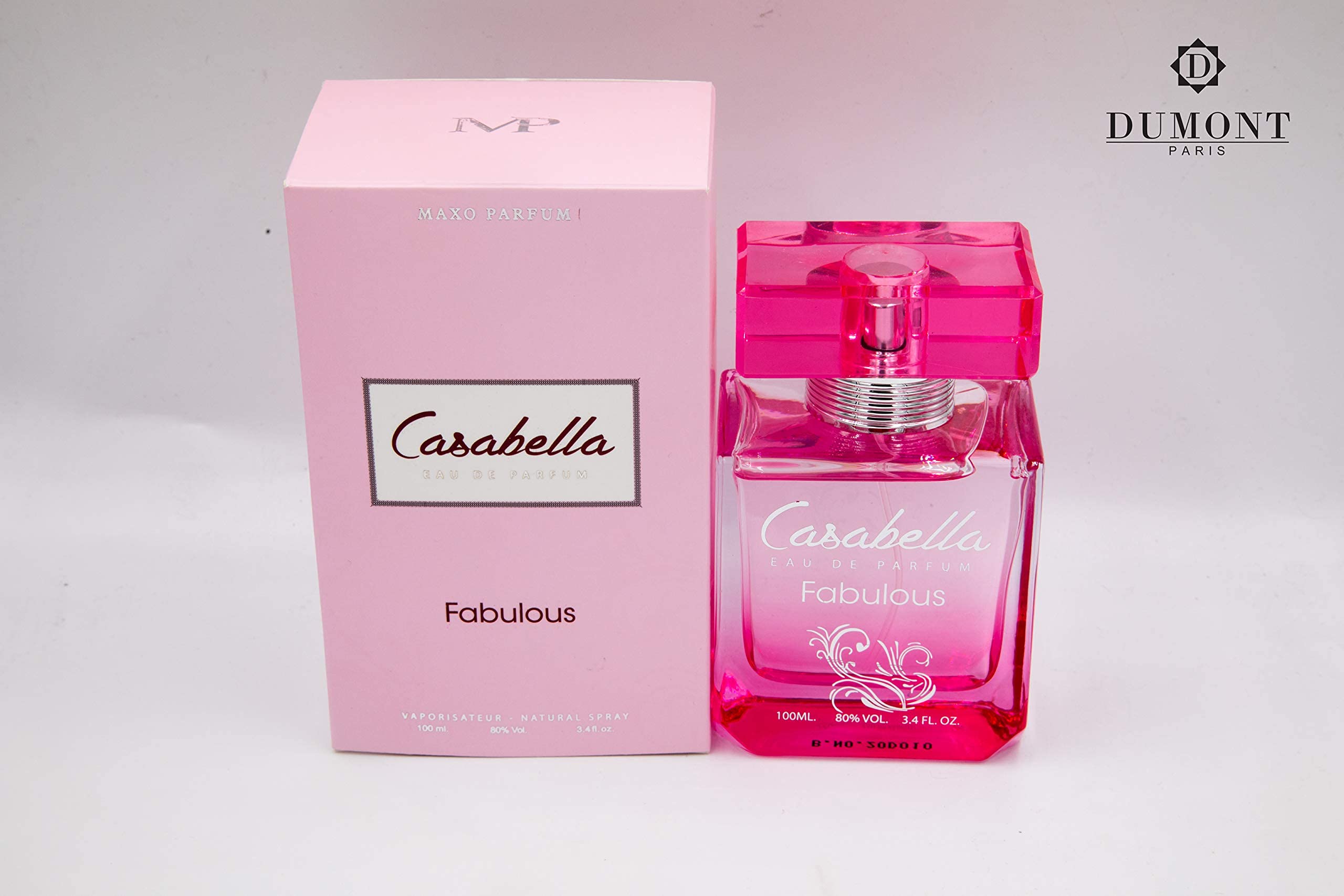 Dumont Casabella Fabulous - Eau De Parfum - 3.4oz - Unisex Perfume Body Spray for Men & Women - Musk, Cedarwood, & Fruity Fragrances - Long Lasting Cologne Mist Spray - for Him & Her
