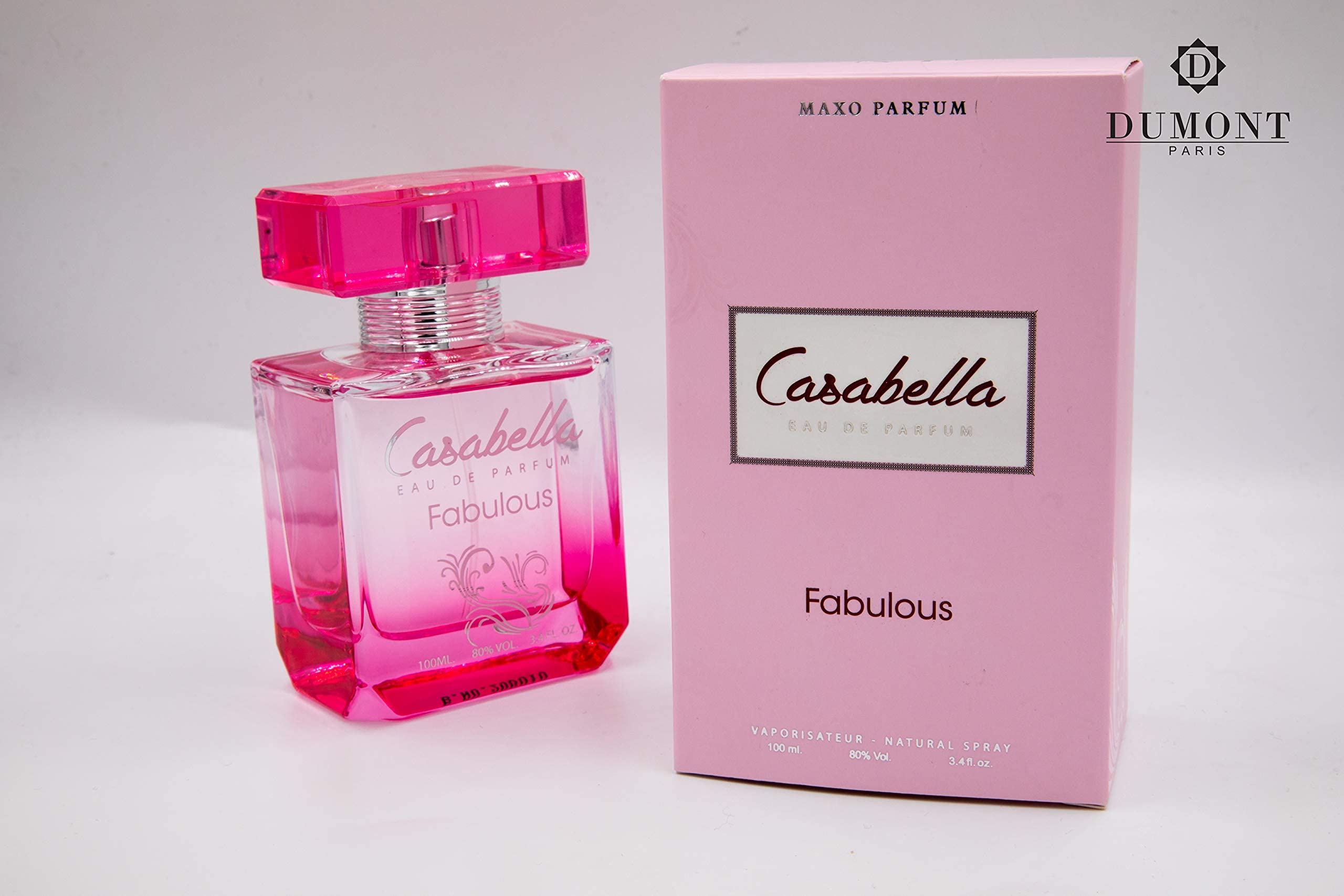 Dumont Casabella Fabulous - Eau De Parfum - 3.4oz - Unisex Perfume Body Spray for Men & Women - Musk, Cedarwood, & Fruity Fragrances - Long Lasting Cologne Mist Spray - for Him & Her