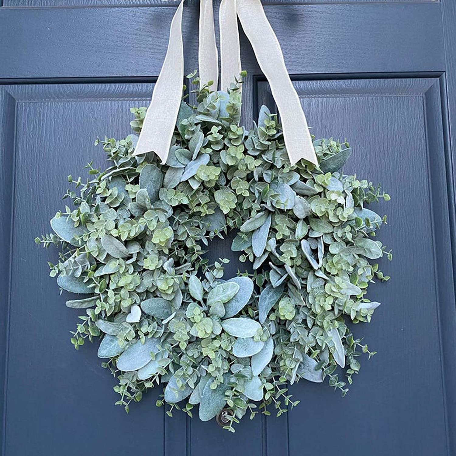 Whonline 3 Packs 17.1ft Artificial Eucalyptus Garlands Greenery Garlands Bulk Fake Vines Faux Hanging Plants for Wedding Table Backdrop Arch Wall Party Home Decor