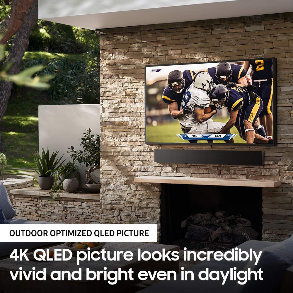 SAMSUNG QN55LST7TA The Terrace 55" Outdoor-Optimized QLED 4K UHD Smart TV with an Additional 3 Year Coverage (2020) (Renewed)