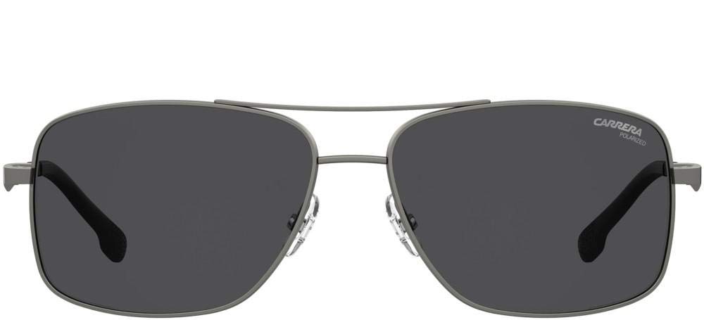 Carrera Casual Polarized Square Sunglasses, Rutenio Scuro Opaco, 60