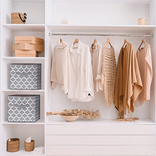 DABROSI Wardrobe Clothes Organizer for Folded Clothes - Pants Organizer - Jean Organizer for Closet (6-grid Large)