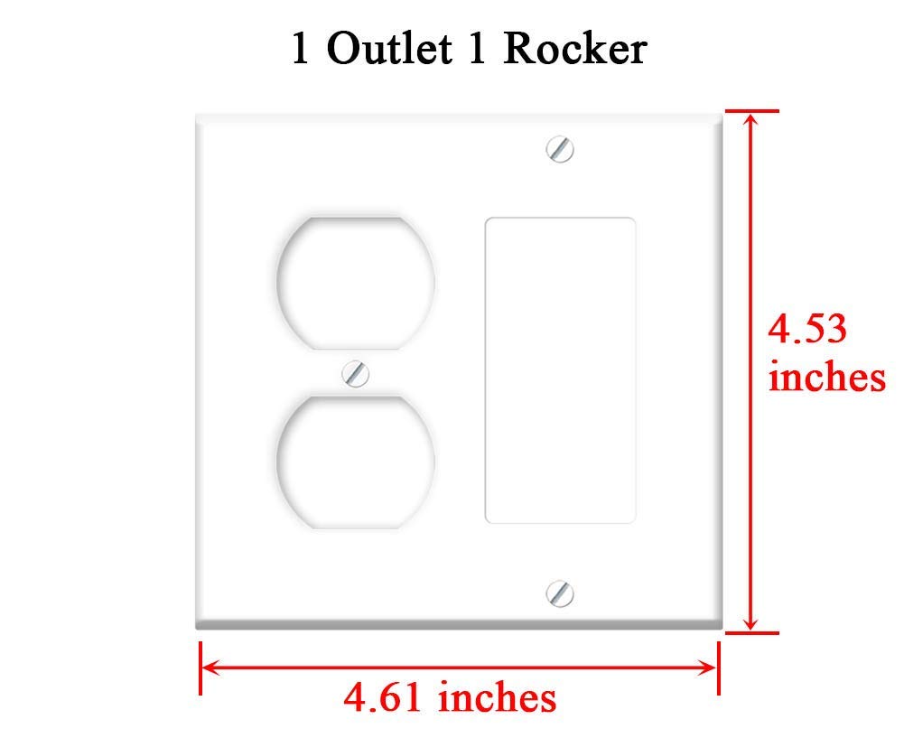 2-Gang, Outlet Rocker/GFCI Combination Wall Plate Cover - Infant Child Ground Play Kitz To Kid Joke Elter 1