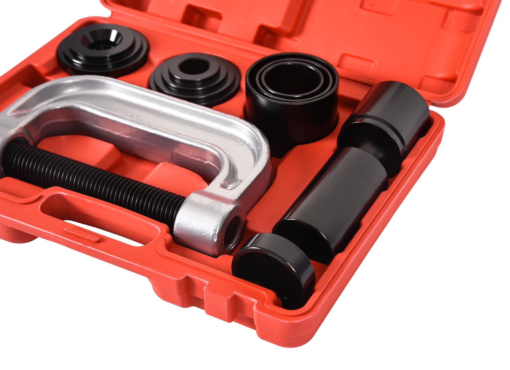 DHA Heavy Duty Ball Joint Press & U Joint Removal Tool Kit with 4x4 Adapters for 2WD 4WD Car Light Truck, Upper and Lower Ball Joint Press Kit Remover Installer Service Set