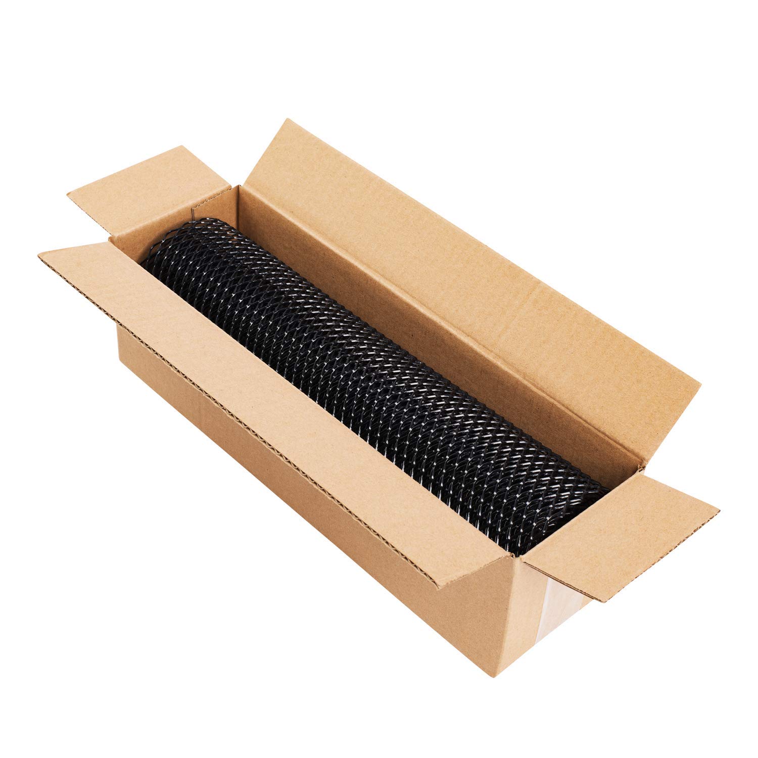 AggAuto Universal 40"x13" Car Grill Mesh - 100x33cm Aluminum Alloy Automotive Grille Insert Bumper 3x6mm Rhombic Hole, One of the Most Multifunctional Shape Grids Black