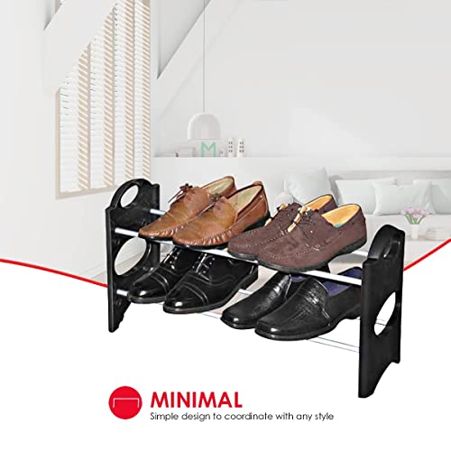 Sunbeam Home Basics 2-Tier Shoe Rack