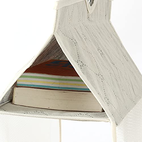 Jwukiie Wall-Mounted Carrying Bag and Wallet’s Storage Bag, with 4 Space-Saving Bag Storage Systems,Handbag Storage Hanging Bag for Wardrobe Closet (Pack of 2 Beige)