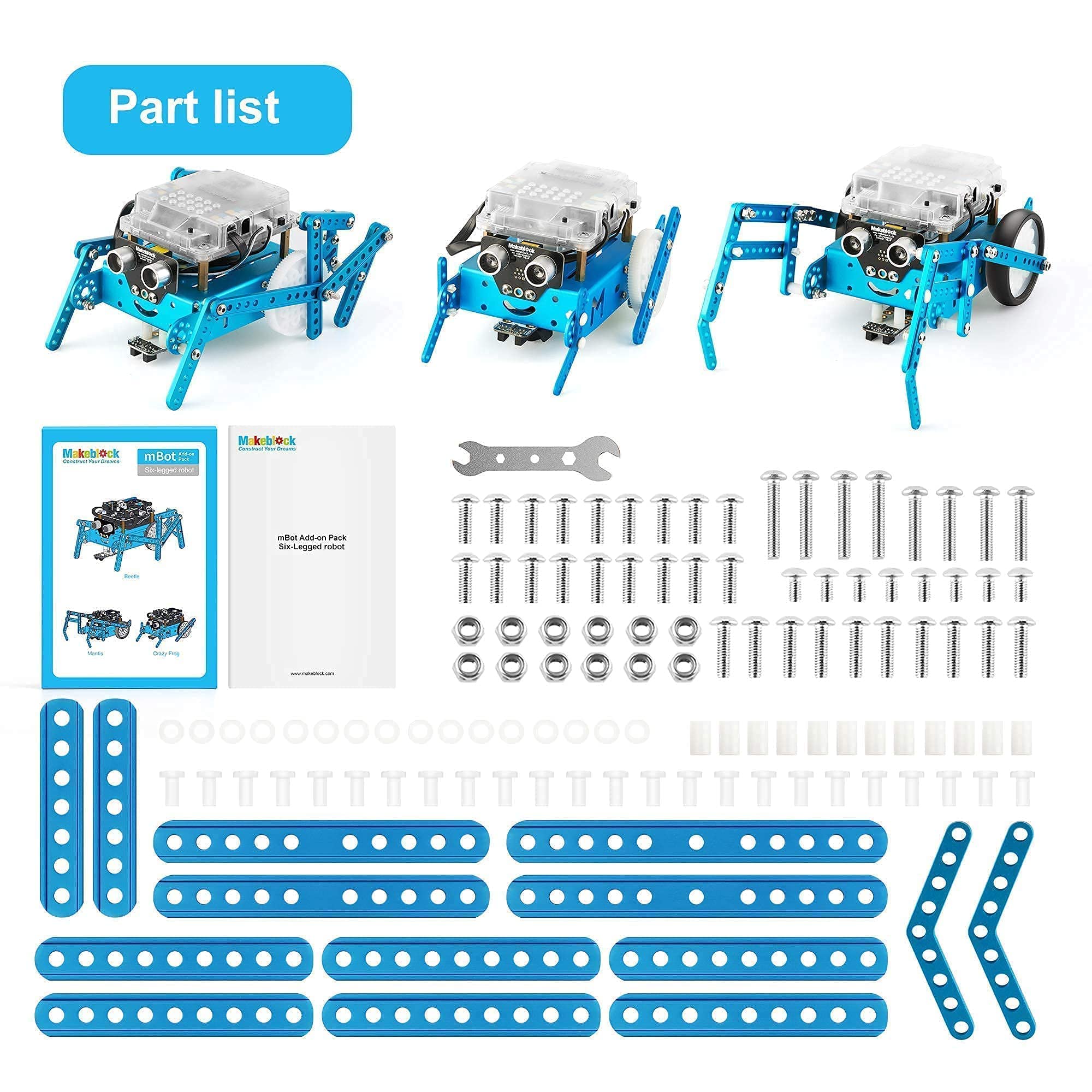 Makeblock mBot Robot Kit + Six-Legged Add-on Pack