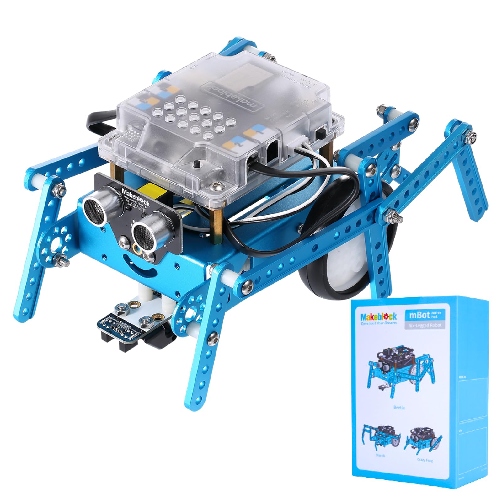 Makeblock mBot Robot Kit + Six-Legged Add-on Pack