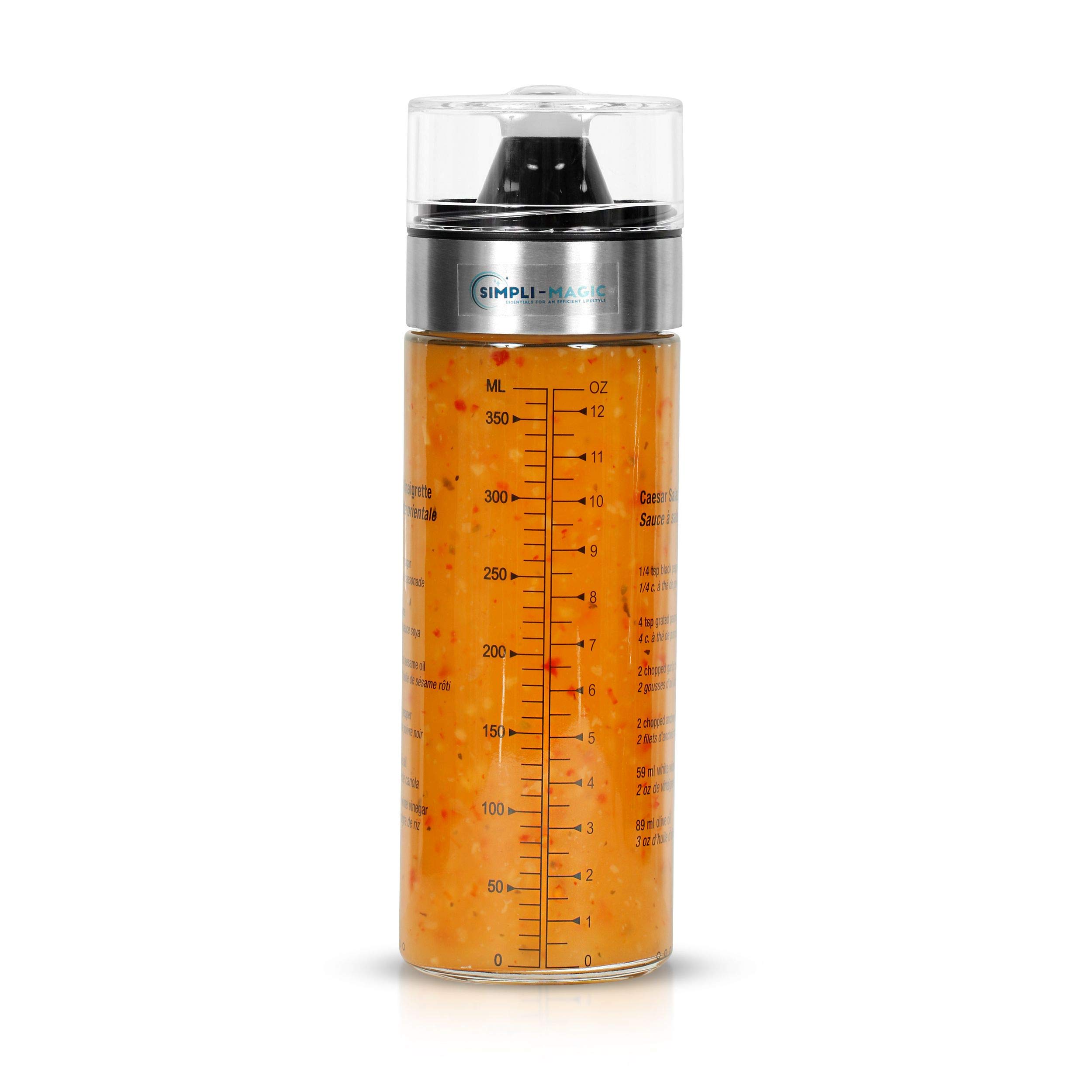 Simpli-Magic 79339 Salad Dressing Shaker, Large, Stainless