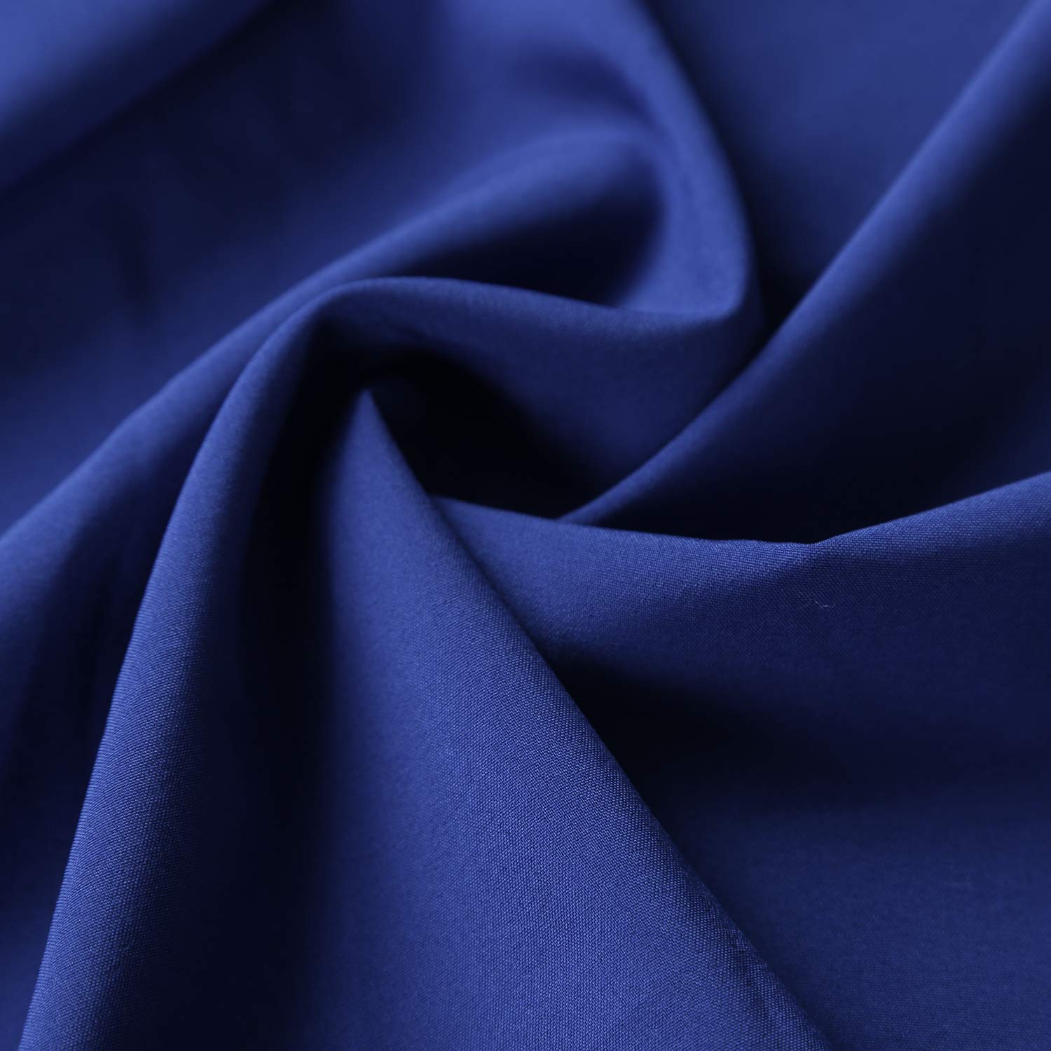 SHERWAY 9.5 Feet x 10 Feet Royal Blue Photography Backdrop Drapes, Smooth Polyester Window Curtain for Wedding Ceremony Party Decoration (10% Transparency)