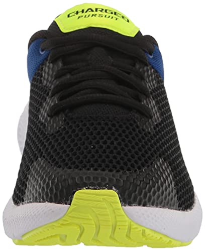Under Armour Boys' Big Kid Grade School Charged Pursuit 2 BL, Black (003)/White, 4.5