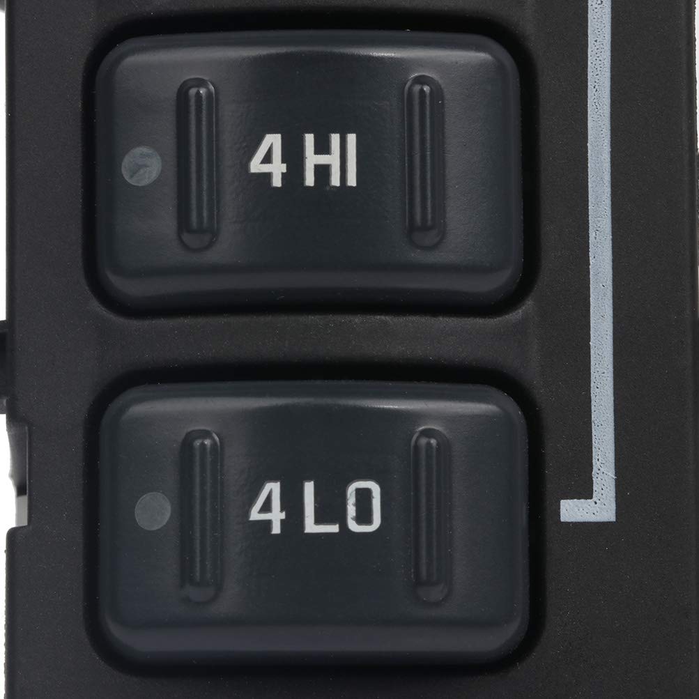 15067877, 19168769 4WD Selector Switch, 4x4 Wheel Drive 3 Button Transfer Case Switch fitS for Chevrolet Silverado 1500/2500 /3500 2001-2002/For for GMC K1500/K2500 Suburban 1998-1999/ for GMC SIER