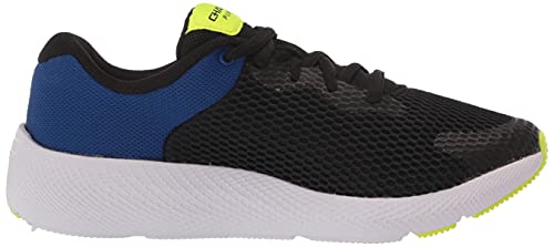 Under Armour Boys' Big Kid Grade School Charged Pursuit 2 BL, Black (003)/White, 4.5