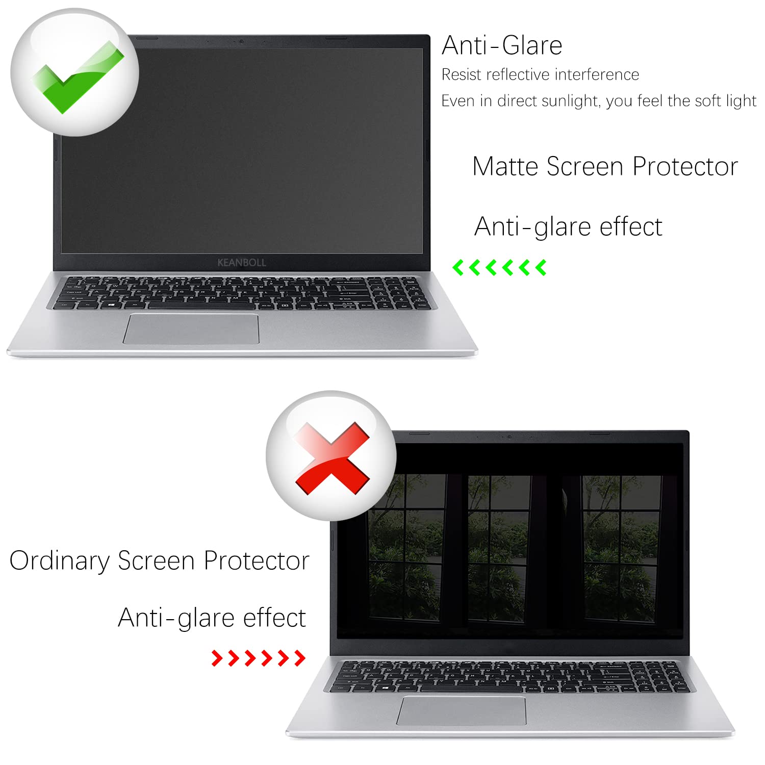 3 Pack Anti Glare Screen Protector for 13.3" Samsung Galaxy Book Flex2 /Flex/Alpha,Galaxy Book Pro/ Book lon/ Book S,Galaxy Chromebook 2, Notebook 9 Pro / Notebook 7 Series Laptop (13.3 inch)Anti Fingerprint Shield