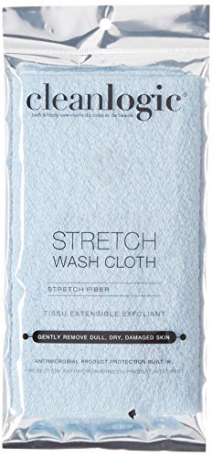 Clean Logic Stretch Bath & Shower Cloth (Assorted Colors) (6 Pack)