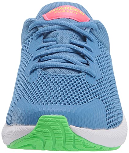 Under Armour Girls' Big Kid Grade School Charged Pursuit 2 BL, River (400)/White, 4.5