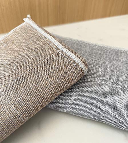 IPPINKA Nawrap Organic Binchotan Face Towel, Naturally Anti-Odor, Gray/Ivory