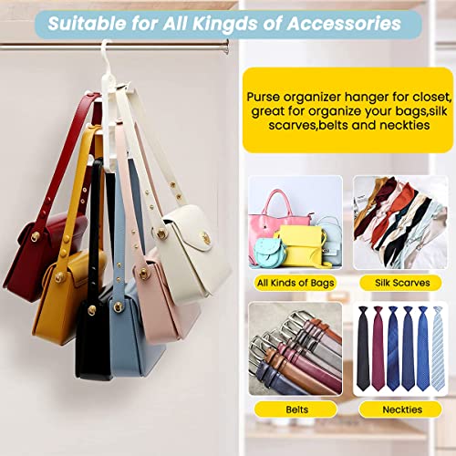 XJ-HOME 3PCS Creative Bags Hanging Scarf Tie Hook, Disassembly Cabinet, Solving Storing Strokes, Magic Space Holding, and a Storage Bag of a Solid Hanging Closet Bag.