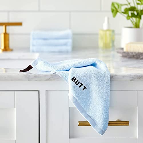 Crafty Cloth | 100% Bamboo Butt Cloths | Pack 4 | Rear-End Washcloth Set