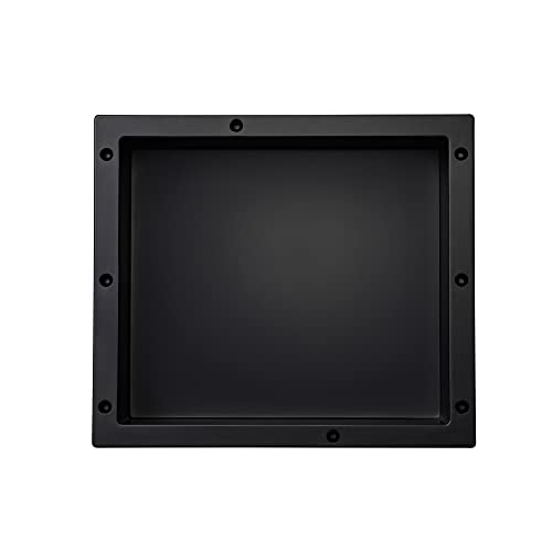 Woodbridge Ready for Tile Shampoo Soap Single Niche 16" x 14", SW1614 Shelf,Black