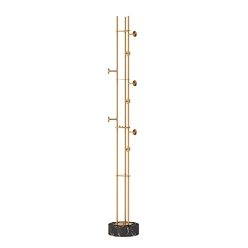 WODMB Nordic Style Floor-to-Ceiling Metal Coat Rack Creative Bedroom Home Shop Window Bag Coat hat Storage Shelf (Color : D, Size